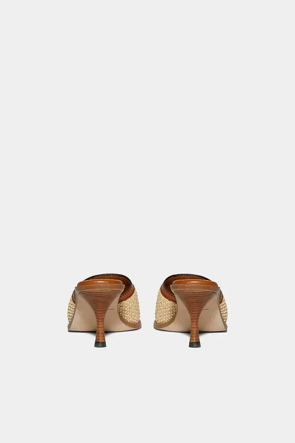 Dsquared2 Jungle Rafia Sandals