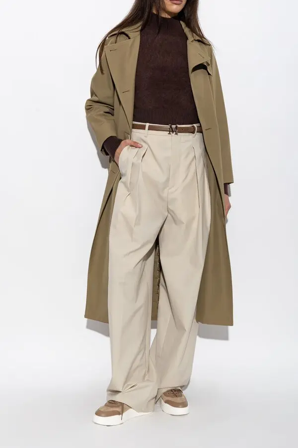 Max Mara Leather Sports Shoes
