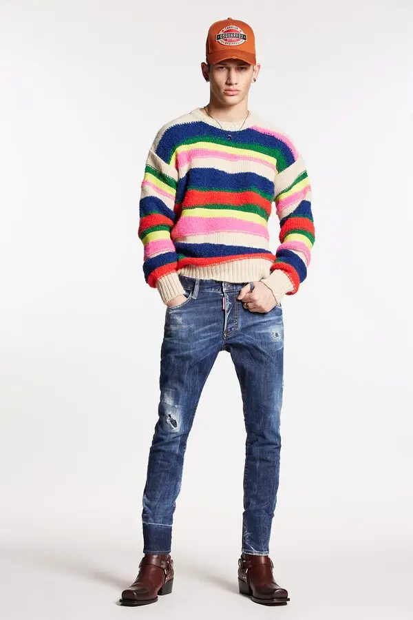Dsquared2 Dark Scar Wash Super Twinky Jeans