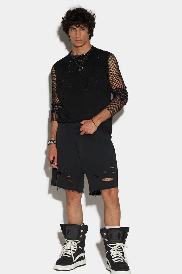 Dsquared2 Reverse Long Arnold Shorts
