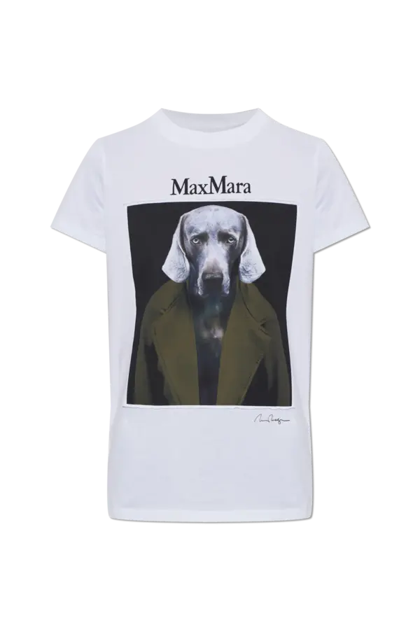 Max Mara T-shirt 'calca - White