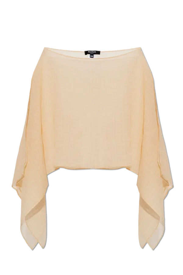 Balmain Silk Beach Poncho