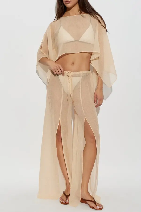 Balmain Silk Beach Poncho