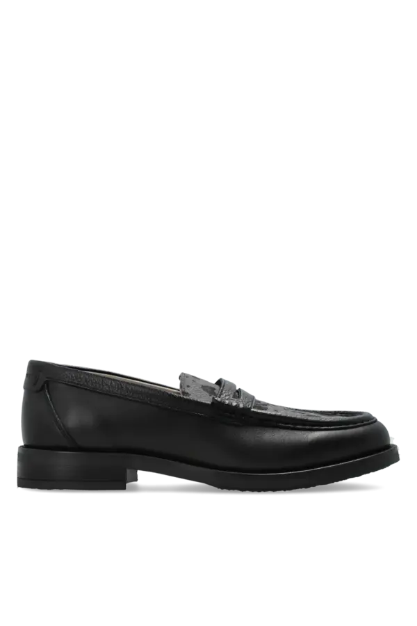 ALLSAINTS Leather Loafers With Paneled Detail