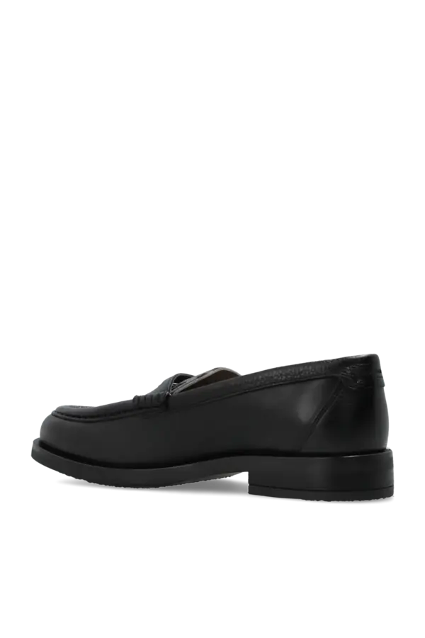 ALLSAINTS Leather Loafers With Paneled Detail