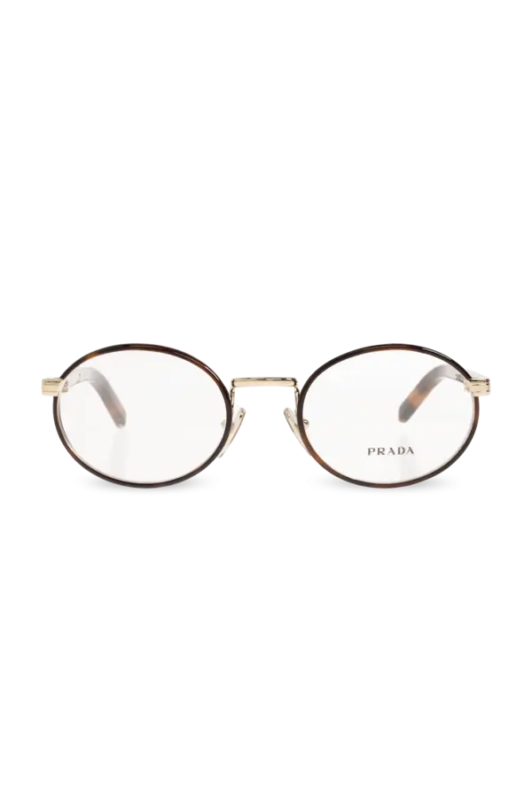 Prada Prescription Glasses 'b55v - Gold