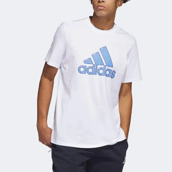 Adidas Logo Pen Fill Sportswear Graphic Tee