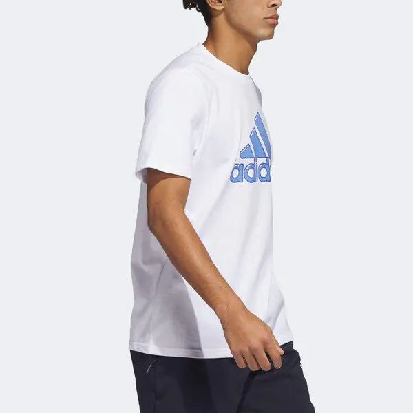 Adidas Logo Pen Fill Sportswear Graphic Tee