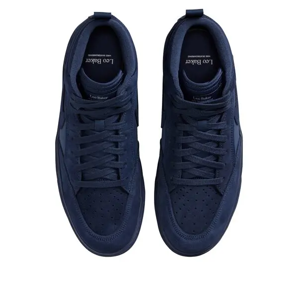 Nike React Leo Mid Top Sneakers - Navy/navy