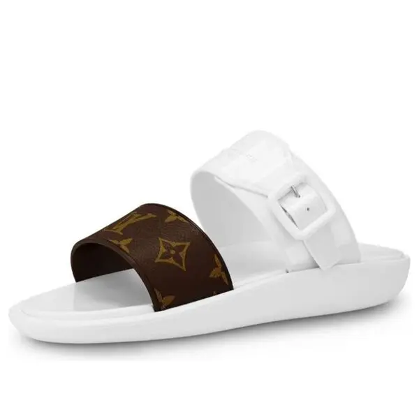LOUIS VUITTON Sunbath Slides 'white