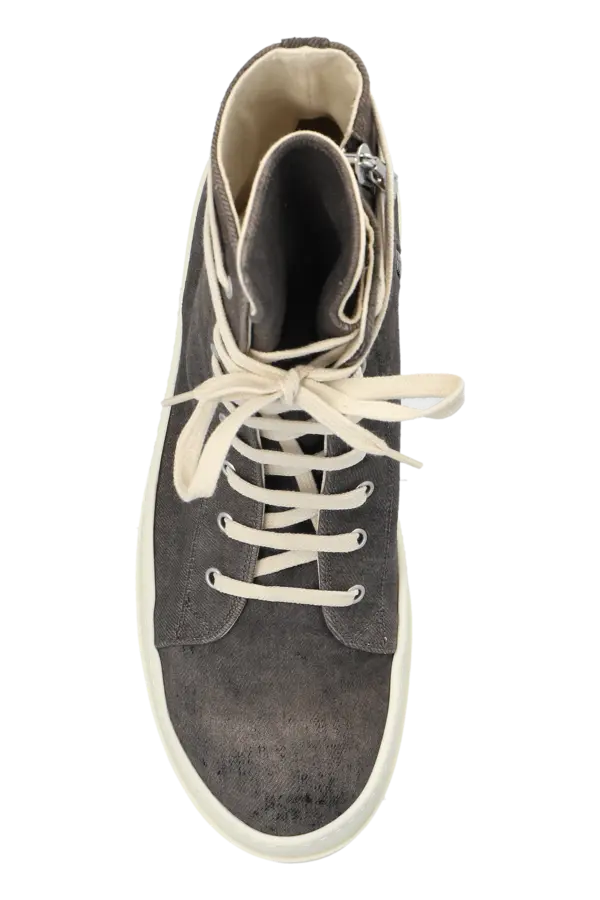 Rick Owens Vegan Sneaks High-top Sneakers - Grey