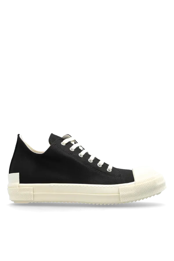 Rick Owens Low Top Canvas Sneakers