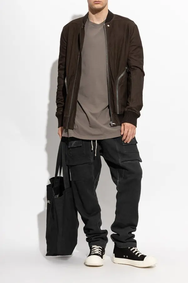 Rick Owens Low Top Canvas Sneakers
