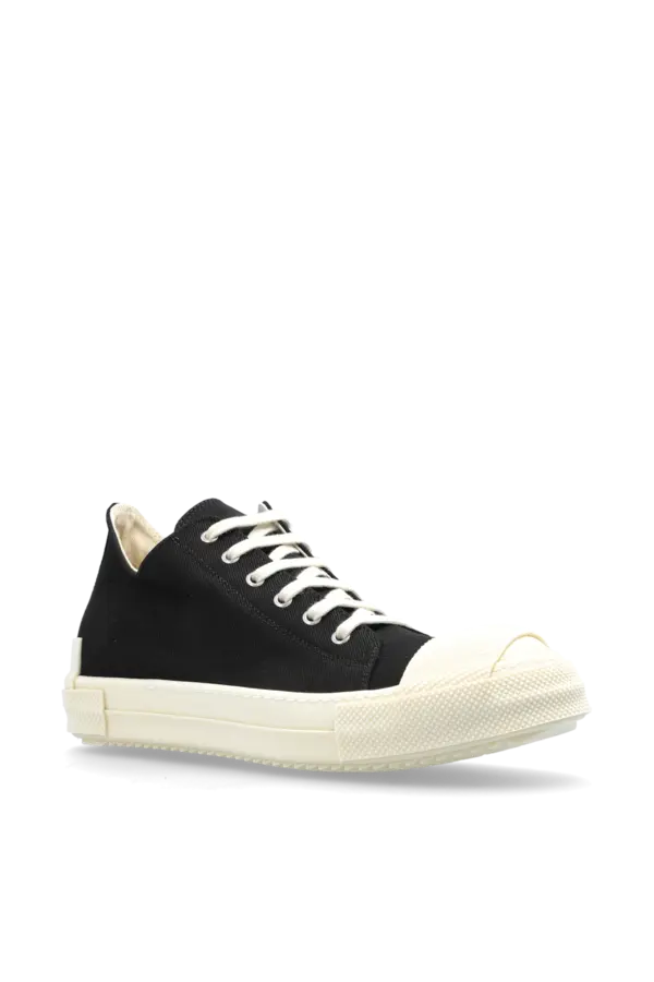 Rick Owens Low Top Canvas Sneakers