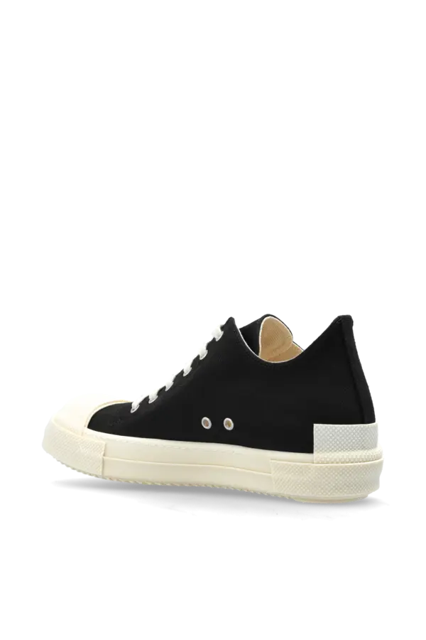 Rick Owens Low Top Canvas Sneakers