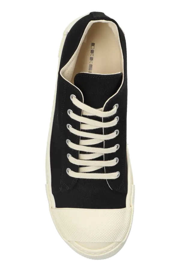 Rick Owens Low Top Canvas Sneakers