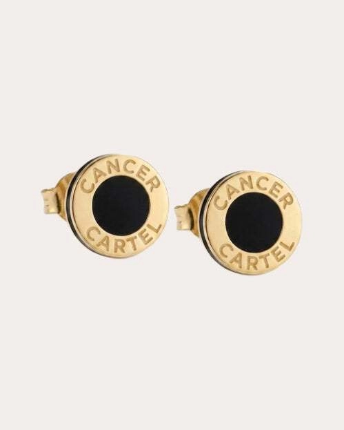 INCREDIBLE RISING Cancer Cartel Stud Earrings