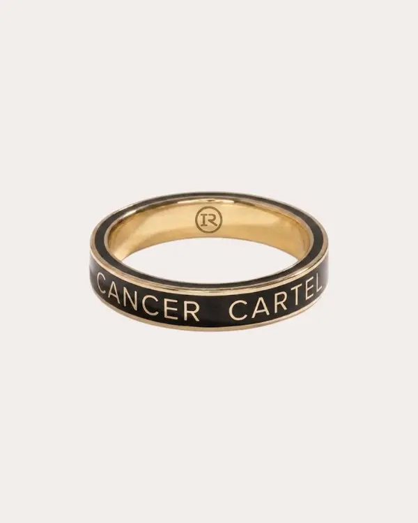 INCREDIBLE RISING 14 Karat Gold Cancer Cartel Band Ring