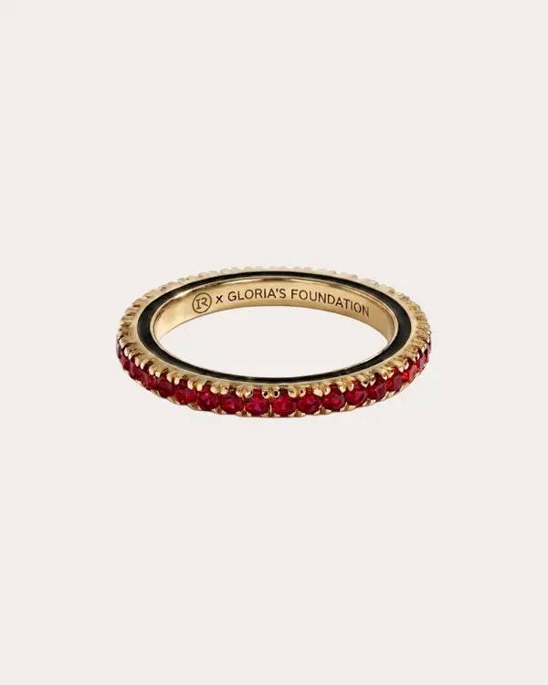 INCREDIBLE RISING Ruby & 14k Gold Gloria Ring