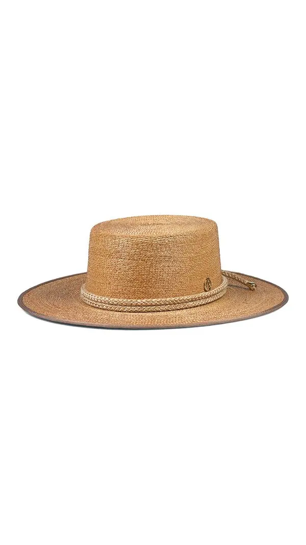 LE TRAP Boater Hat Straw