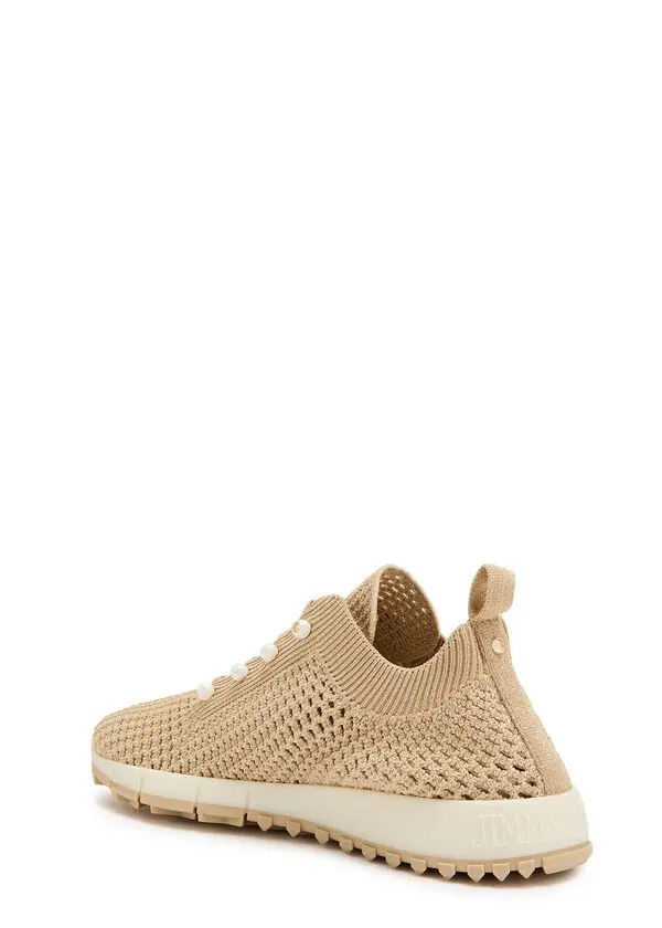 JIMMY CHOO Veles Mesh-knit Sneakers