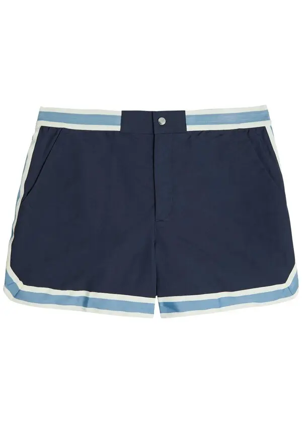 CHE Baller Striped Poplin Swim Shorts