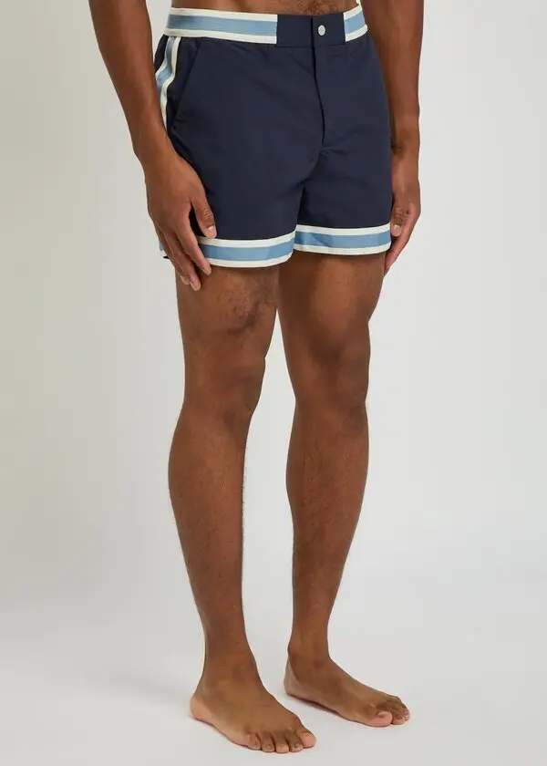 CHE Baller Striped Poplin Swim Shorts