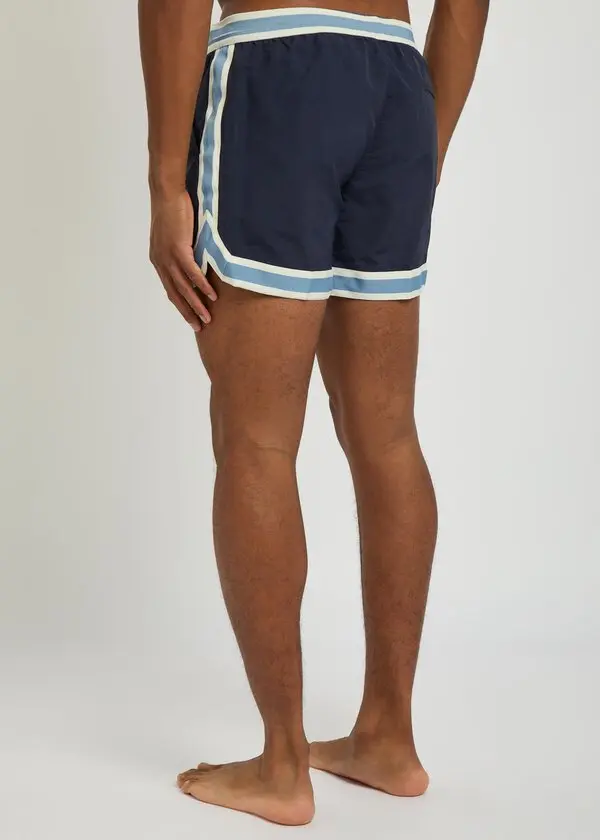 CHE Baller Striped Poplin Swim Shorts