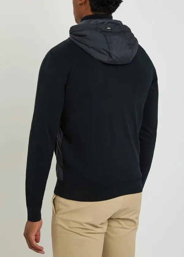 Herno Quilted Hooded Cotton Jacket