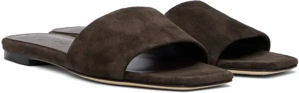 AeydĒ Anna Slip-on Square-toe Slides
