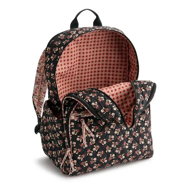 VERA BRADLEY Large Bancroft Backpack In Melissa Ditsy