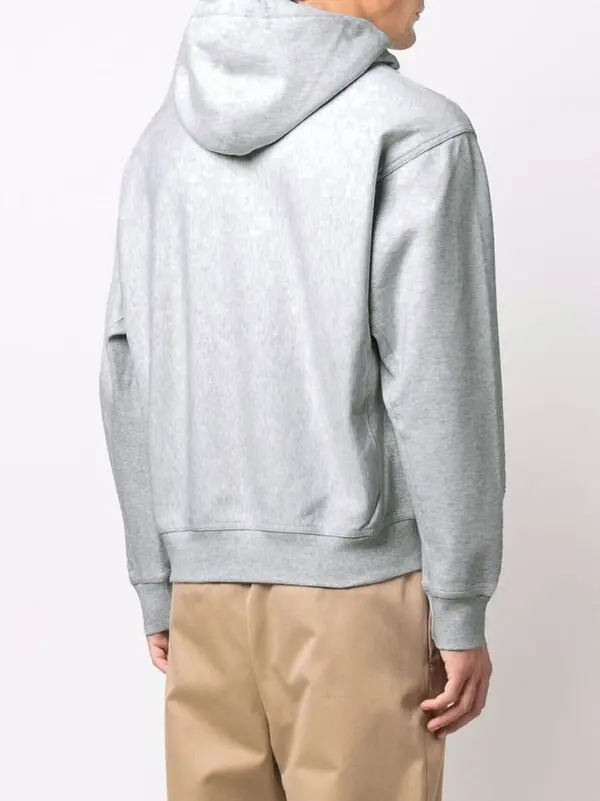 Carhartt Work In Progress Embroidered Logo Cotton Hoodie