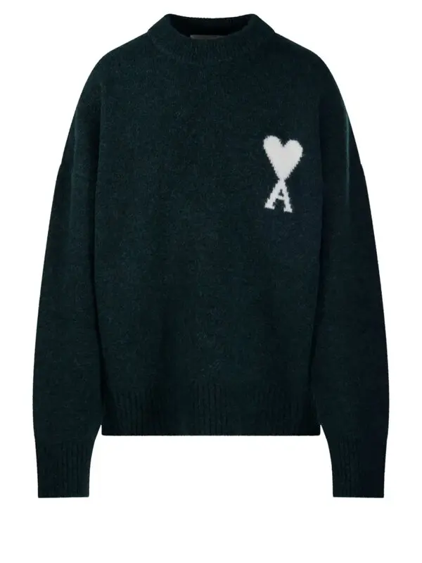 AMI Paris De Coeur Crew Neck Sweater