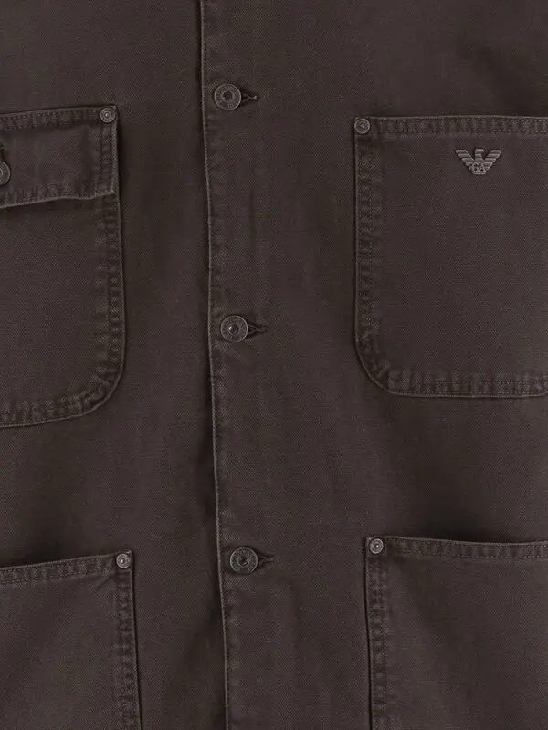 Emporio Armani Cotton Caban Coat