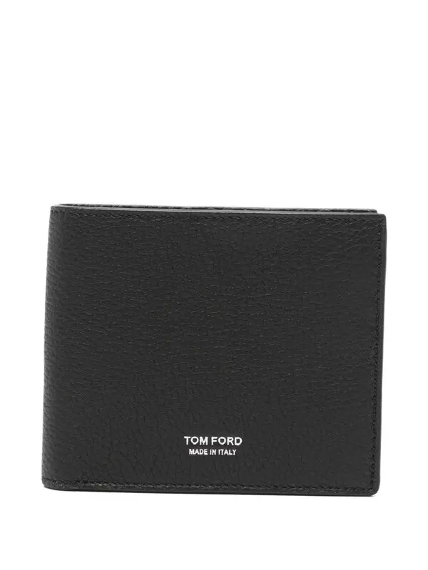 TOM FORD T-line Leather Wallet - Black
