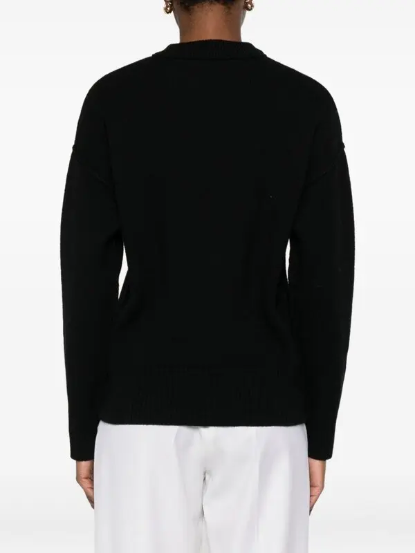 AMI Paris De Coeur Wool Cardigan