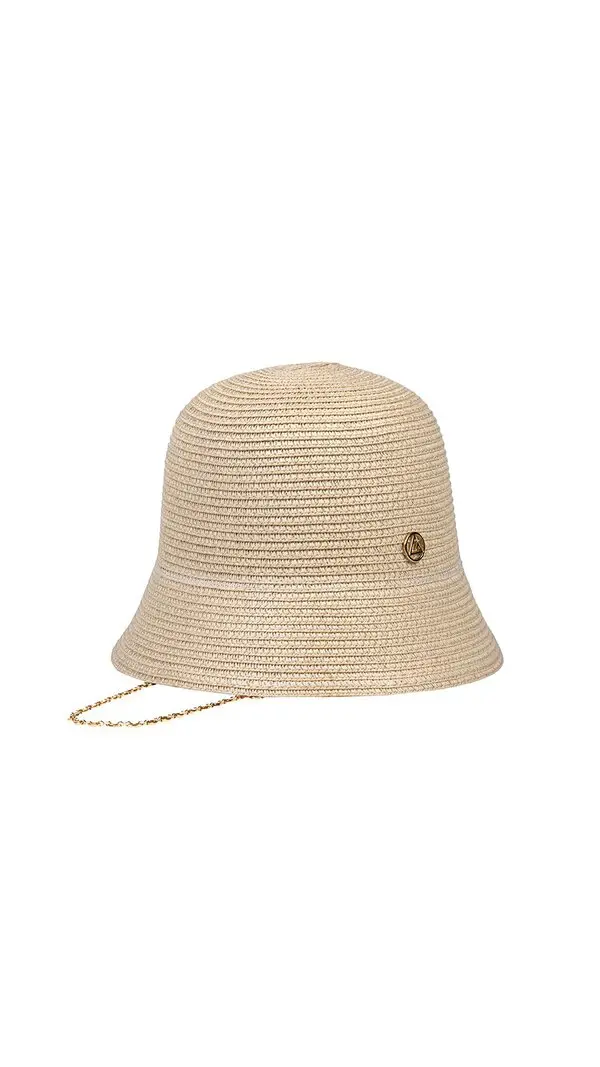LE TRAP Neutrals Menorca Hat With Removable Cowrie Necklace