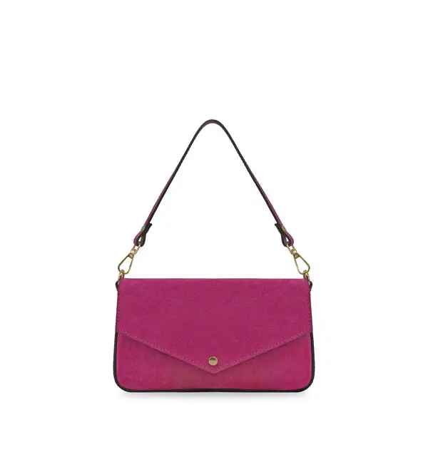 APATCHY LONDON The Munro Hot Suede Shoulder Bag