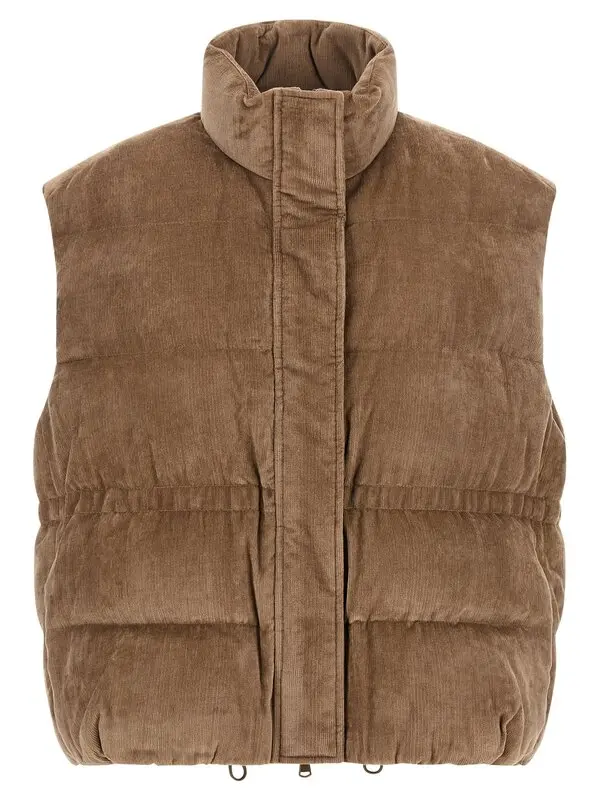 Brunello Cucinelli Quilted Corduroy Waistcoat