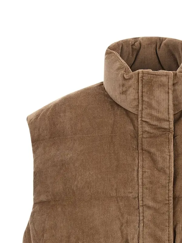 Brunello Cucinelli Quilted Corduroy Waistcoat