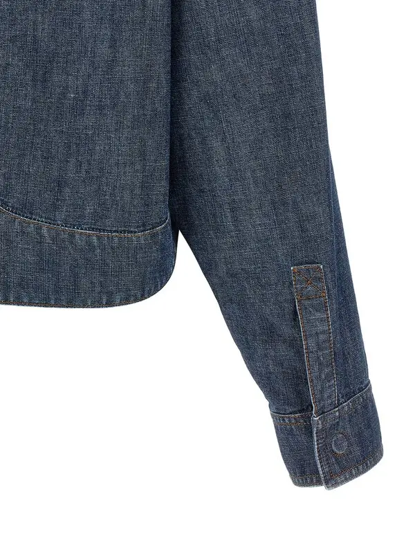 Fendi Chambray Denim Jacket - Blue