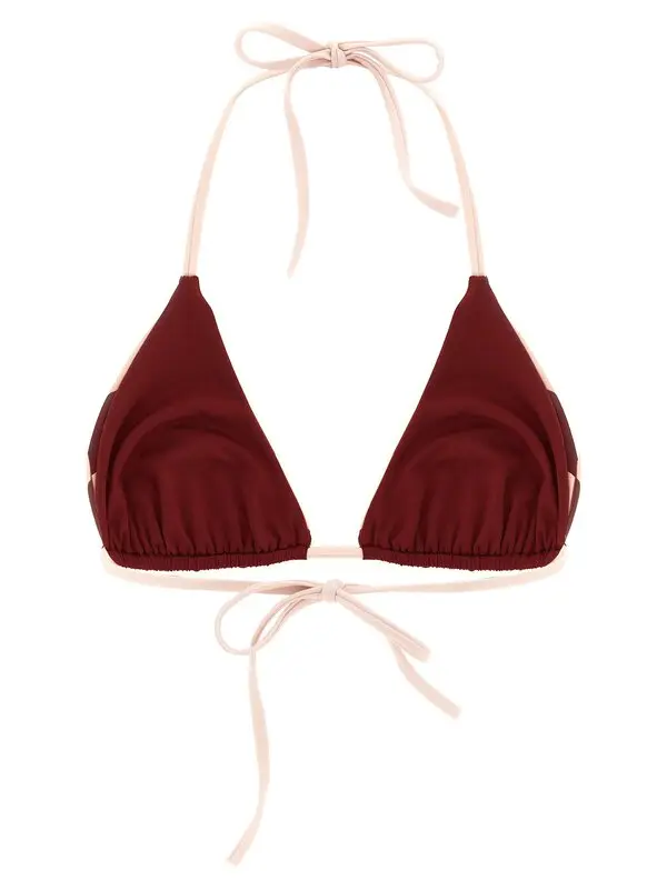 Fendi Pequin Reversible Bikini Top - Multicolor
