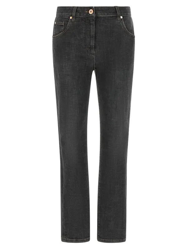 Brunello Cucinelli Slim Jeans - Gray