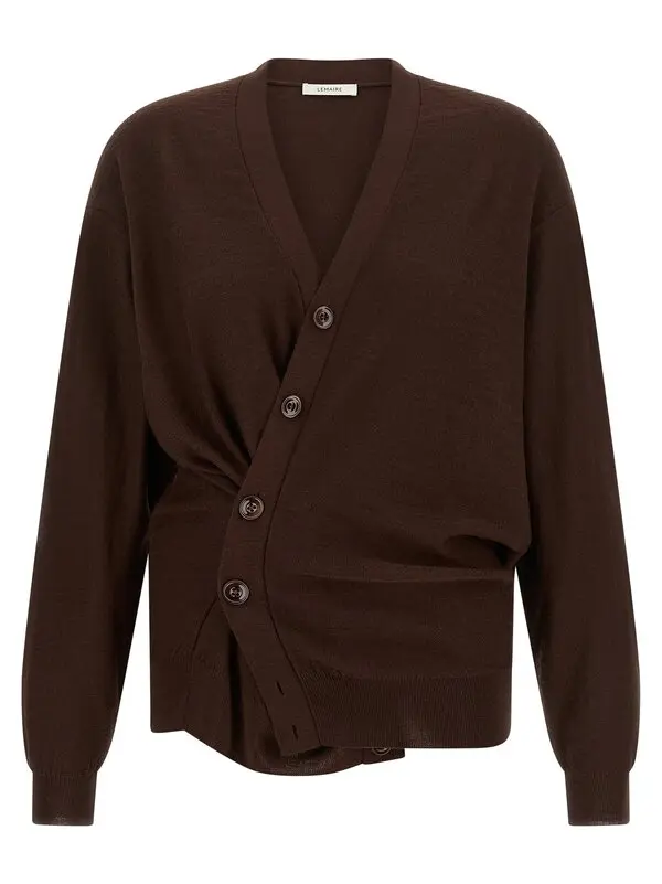 LEMAIRE Relaxed Twisted Cardigan - Multicolor