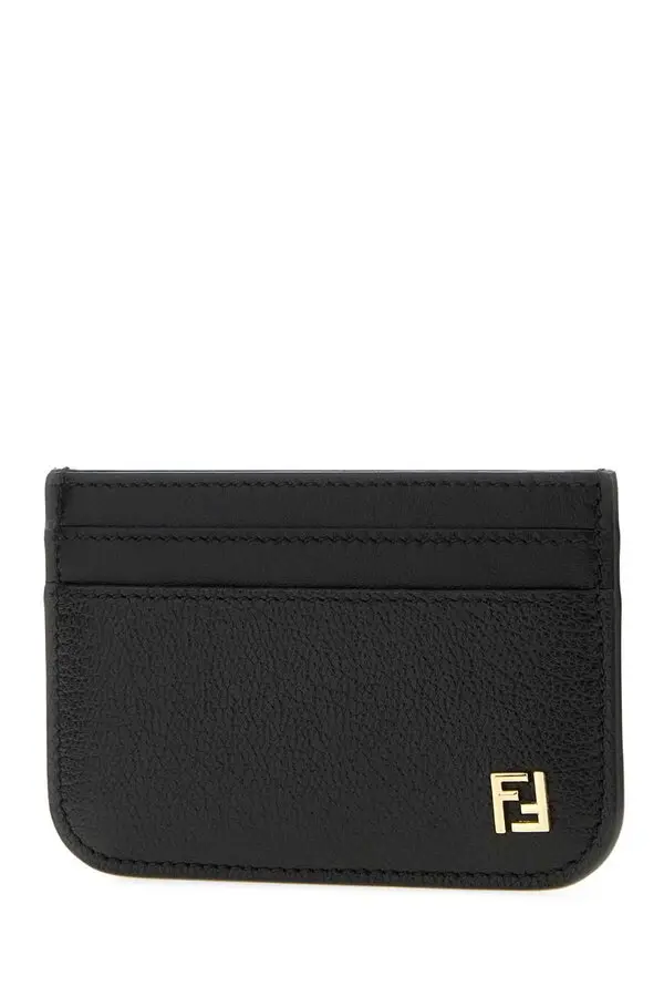 Fendi Leather Ff Card Holder