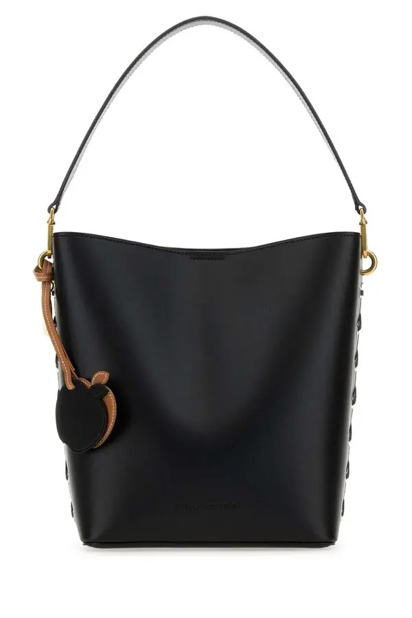 Stella McCartney Alter Mat Frayme Bucket Bag - Black