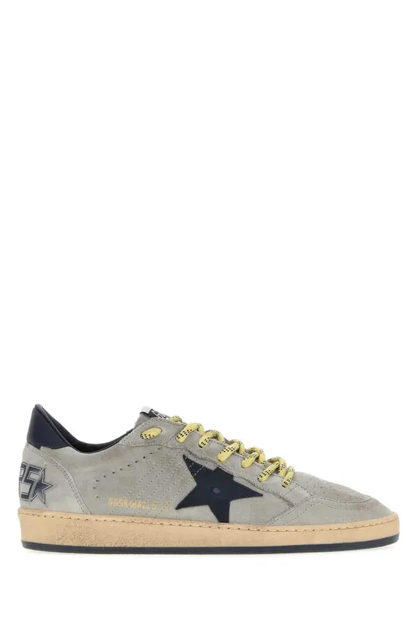 GOLDEN GOOSE Ball Star Suede Sneakers - Gray
