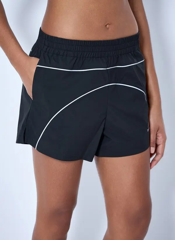 Balenciaga Elasticated Sports Shorts With Contrast Piping