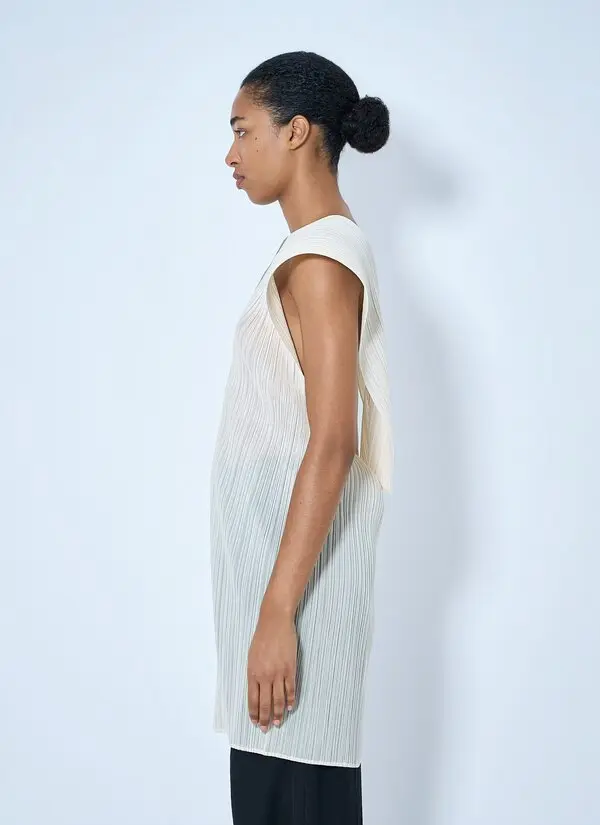 Issey Miyake Sleeveless Pleated Tunic