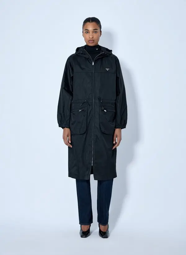 Prada Re-nylon Drawstring Coat